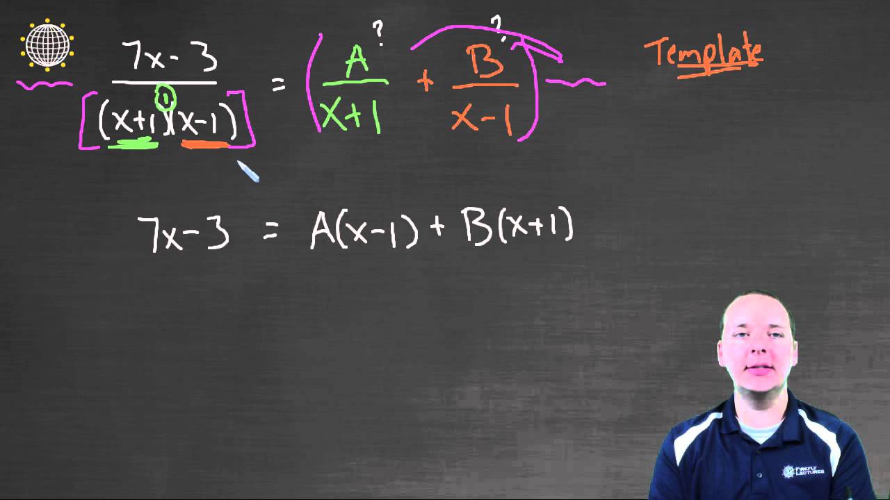 Partial Fraction Decomposition: Example 1 (Calculus)