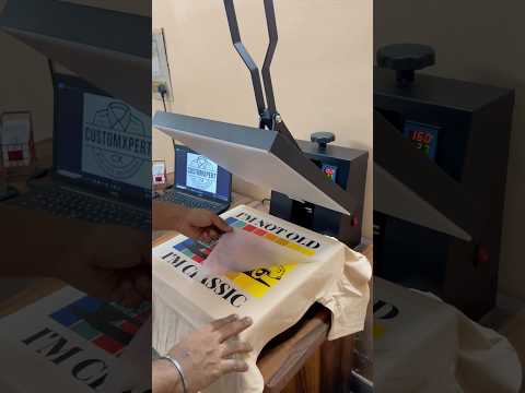Behind the Scenes: How We Make Custom T-Shirts at CustomXpert! #trending