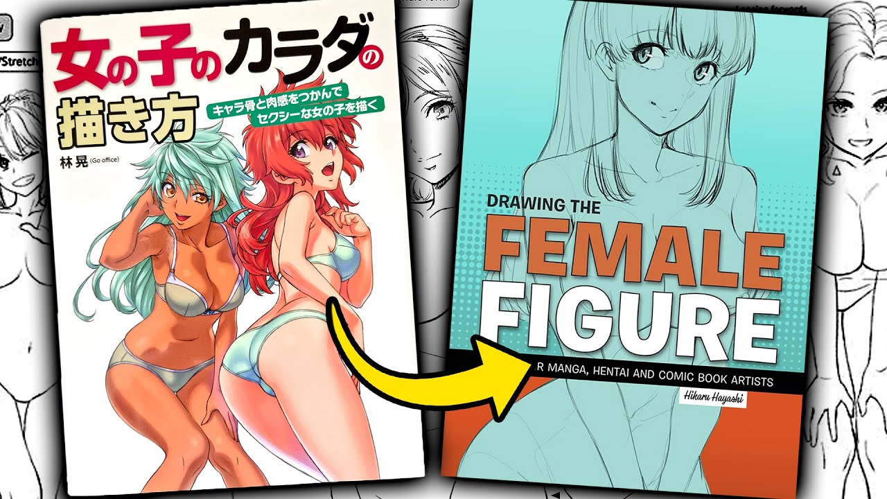 🔥😱FINALLY IN ENGLISH 😱🔥MANGA & HENTAI ARTISTS: DRAWING THE FEMALE FIGURE BOOK PREVIEW HIKARU HAYASHI