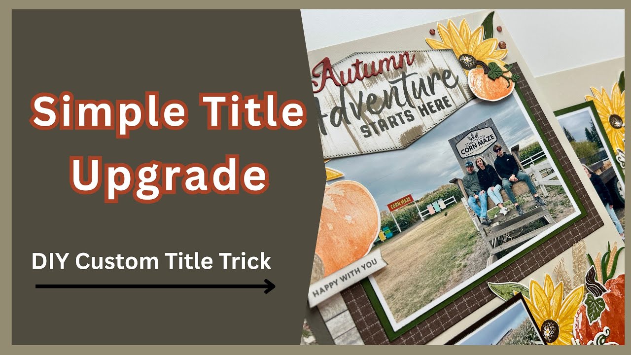 Transform Your Title With This Easy Technique | Stampin’ Up! Autumn Toile