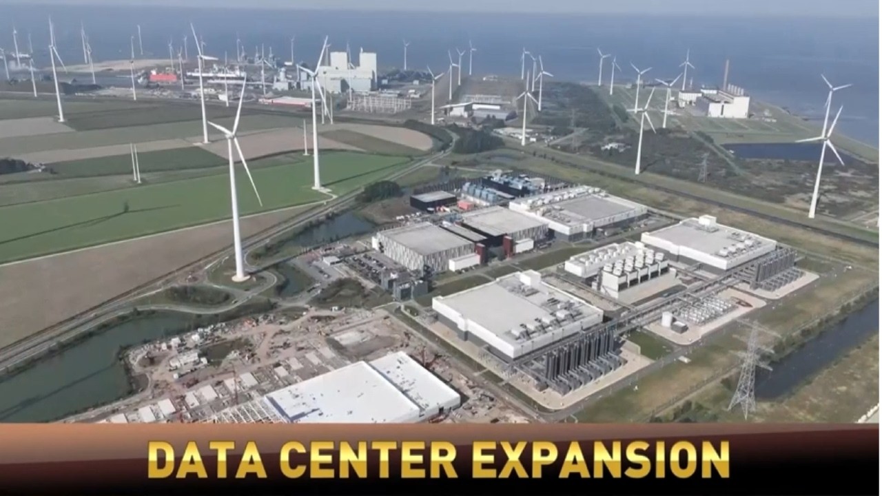 How is the rapid expansion of data centers in rural America impacting the electrical grid?