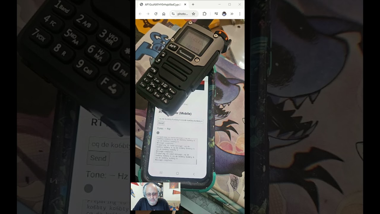 GPT Teletype Over Ham Radio | 2 Meter Handheld Experiment with KO6BTY #hamradio #rtty #gpt5 #2m