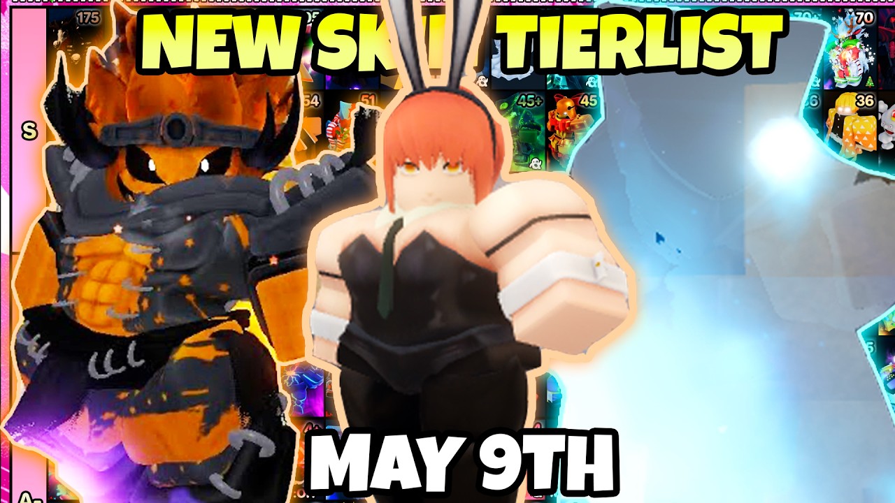 [YBA] INSANE NEW PKER SKIN TIERLIST MAY 9TH...