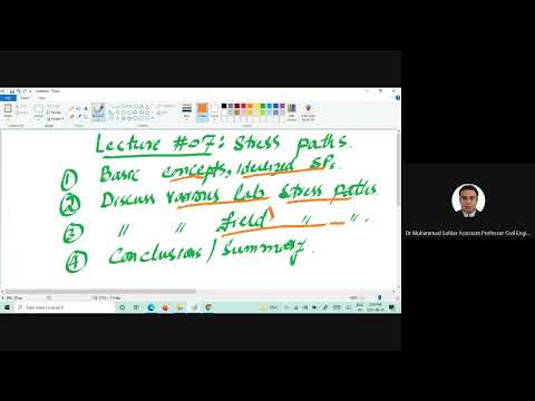Lecture 07. Stress Paths in Soil Mechanics