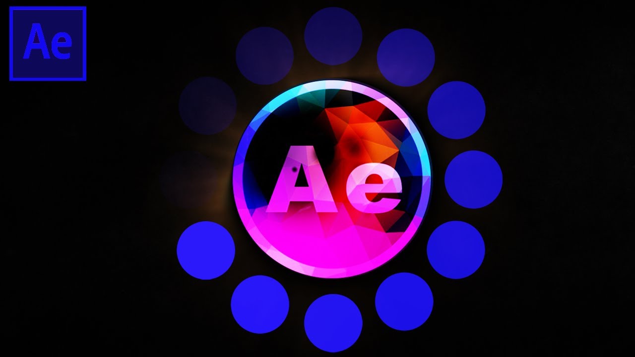 After Effects Tutorial - Loading Circle Animation Short #shorts