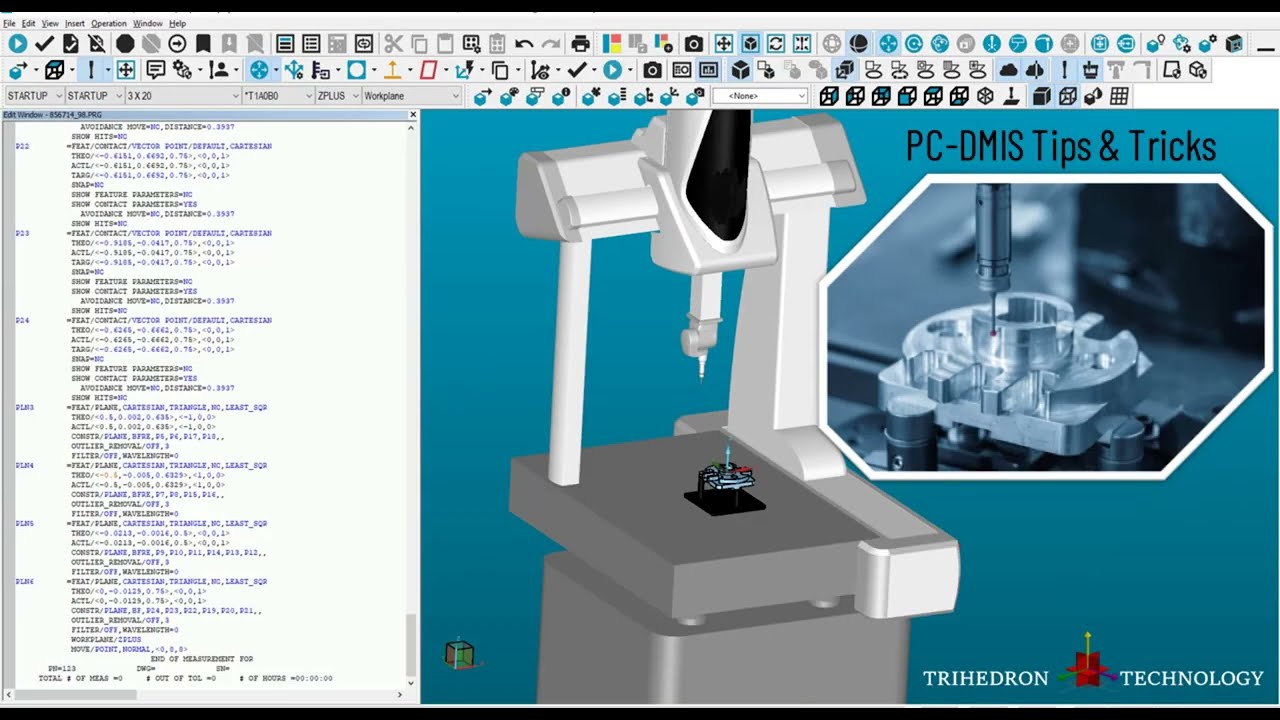 PC-DMIS  6 Point Datum Alignment