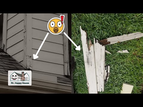 How to Repair Exterior Rotted Trim: THE ULTIMATE SOLUTION | Mr. Happy House
