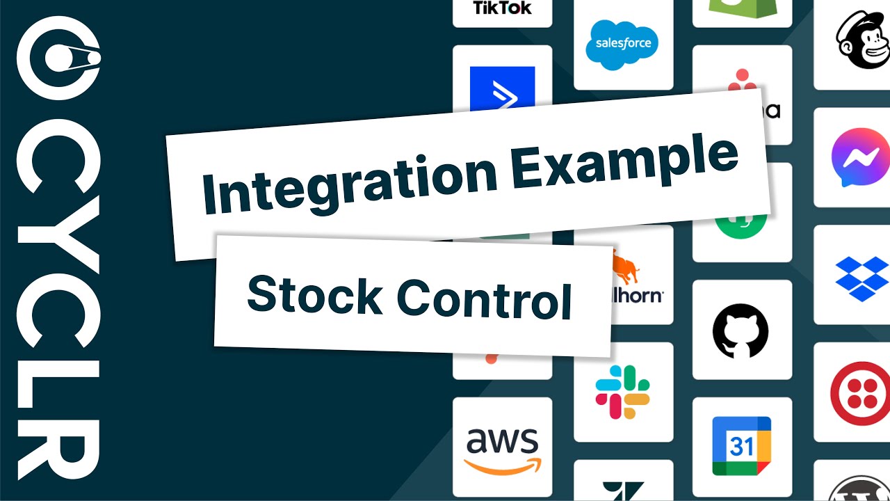Integration Example: Using integration to AUTOMATE and CONTROL stock levels! #automation #lowcode