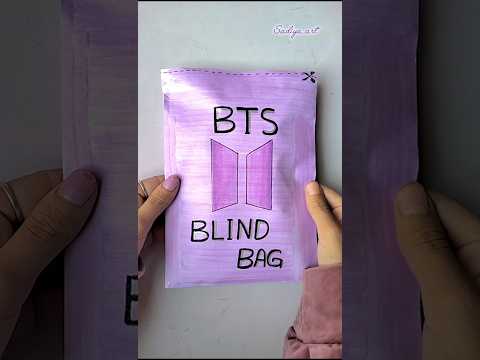 BTS Blind Bag #shorts #youtubeshorts #bts #blindbag #diy#viral#trending#papercraft#squishy #diy#love