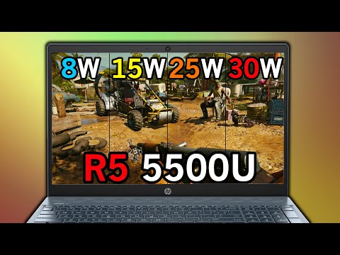 Raising R5 5500U TDP! | AMD APU Tuning Uility V3.0 | AMD Ryzen R5 5500U | 8W vs 15W vs 25W vs 30W