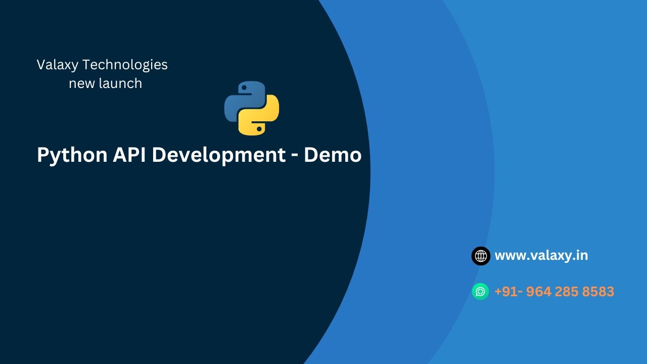 Python API Development  Demo