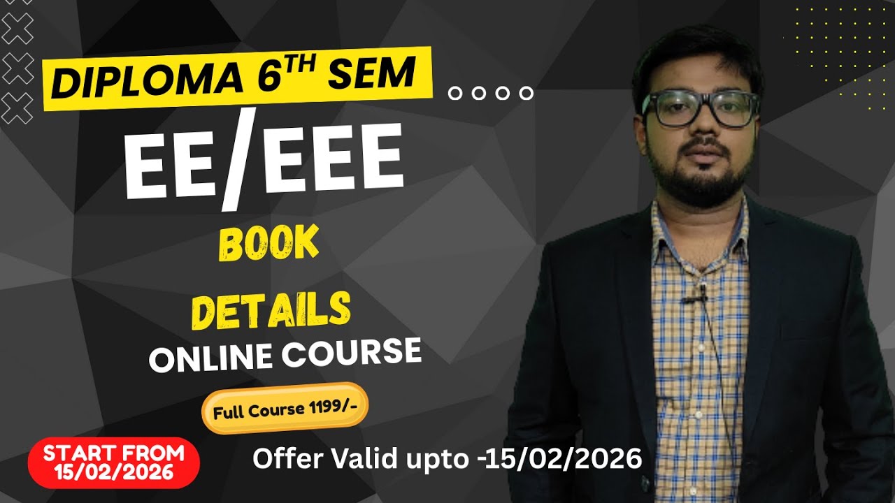 Diploma 6thg sem | EE/EEE Books Details | BY Easy2Learning