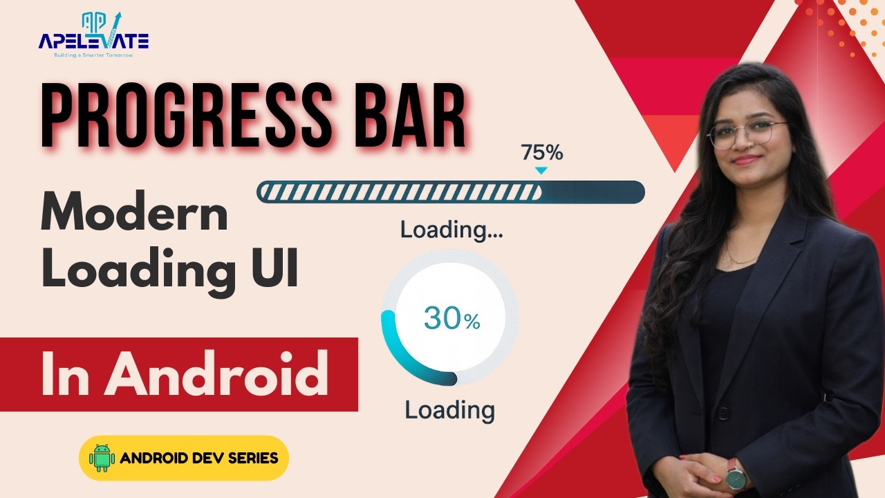 28. Progress Dialog vs ProgressBar in Android | Modern Loading UI + Custom Dialog