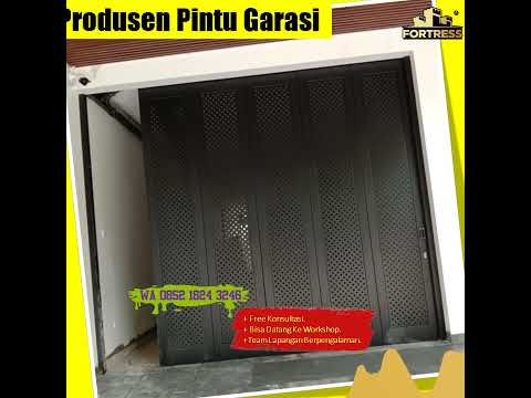 BERGARANSI !! Wa 0852 1824 3246 Pembuat Pintu Garasi Sliding Besi Fortress Untuk Town House Di Baub