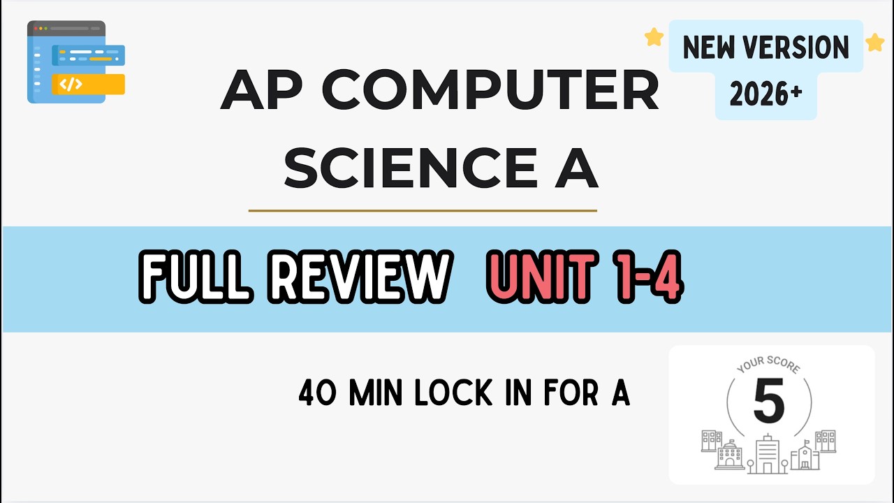 AP CSA Full Review | Cram 2026 |