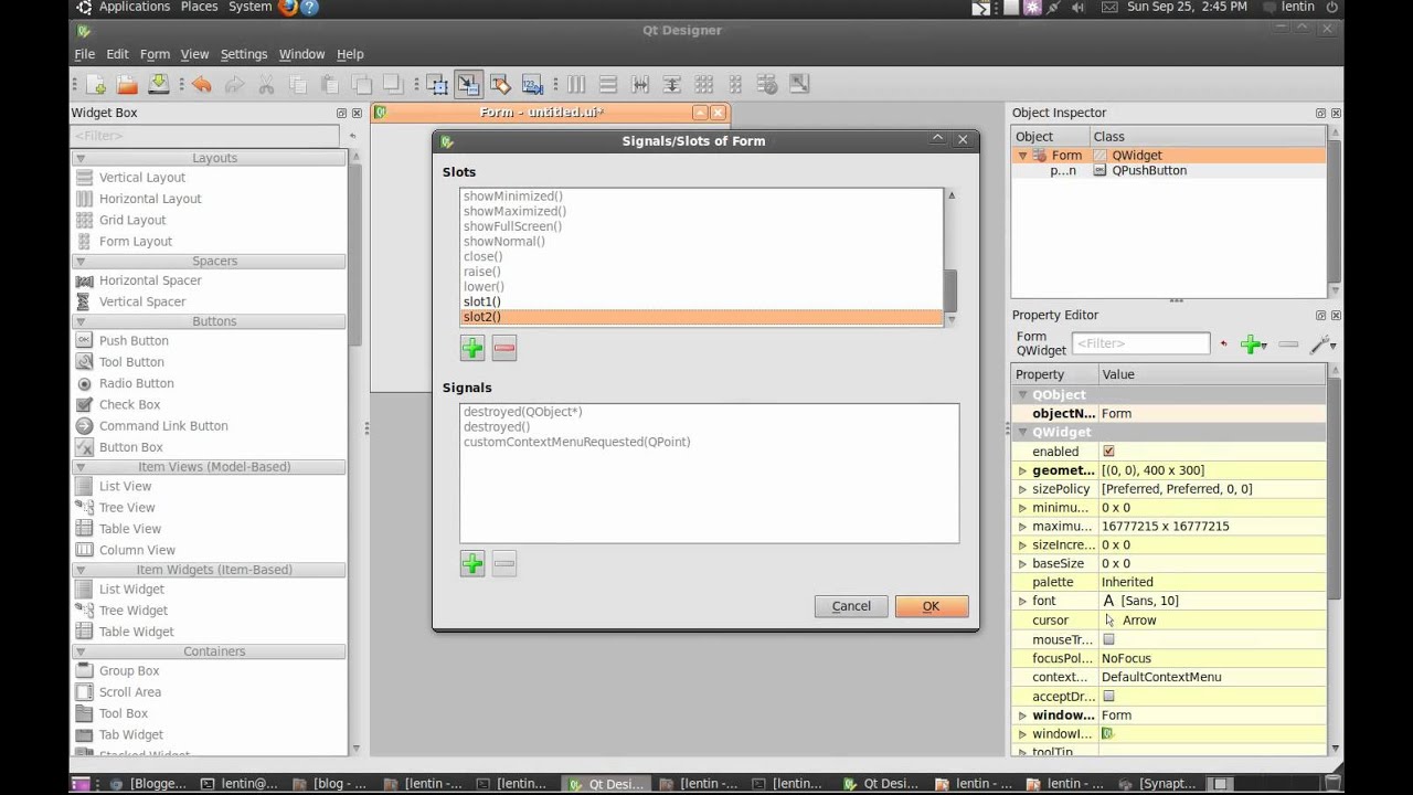 PyQT Tutorials:Hello World