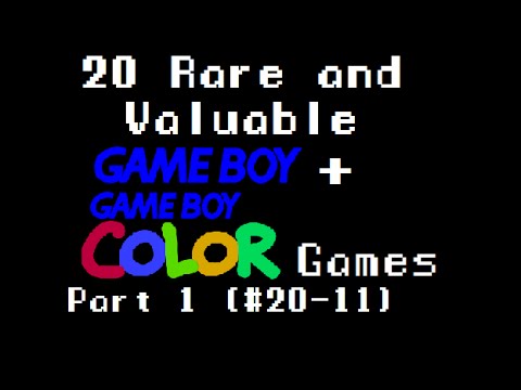 Part 1: 20 Rare Game Boy + Game Boy Color Games