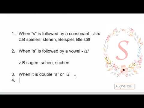 How to pronounce "S" in German - 3 Ways