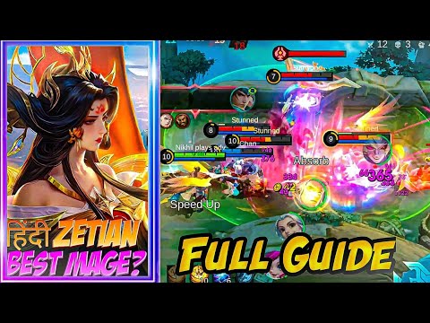 Zetian Full Guide in Hindi | counters, Build & Emblems and All | How To Play Zetian |@NikhilPlaysryl