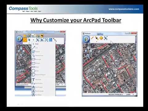 How To Customize your ArcPad Toolbar