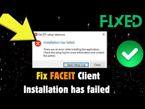 How to Fix FACEIT Client Installation failed