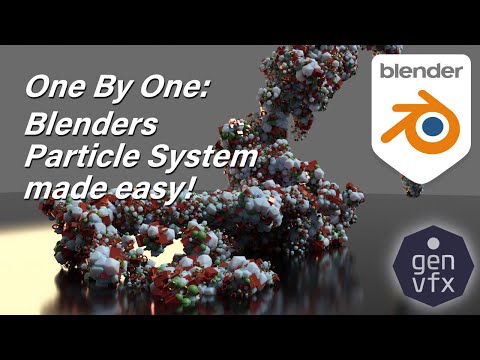 ONE BY ONE: Blender’s Particle System made simple – Part 1 – GENVFX