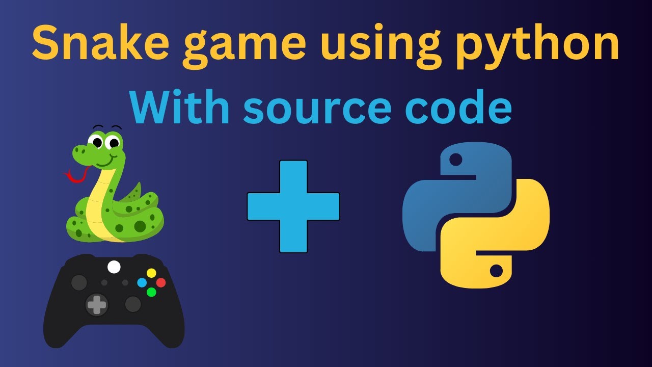 How to create a snake game using python | pygame tutorial | WITH SOURCE CODE