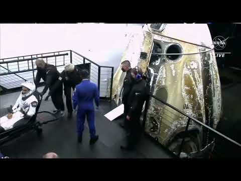 NASA SpaceX Crew-3 Astronauts Splash Down Off Florida Coast