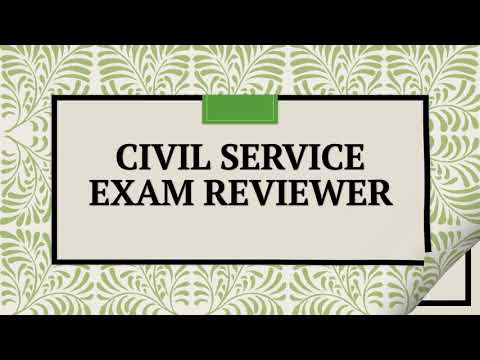 Civil Service Exam Reviewer Synonym and Reading Comprehension Questions