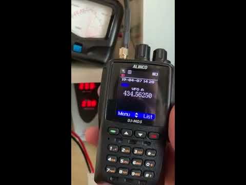 Alinco DJ MD5 output power test
