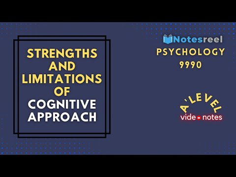 Strengths and Limitations of Cognitive Approach | A Level Notes Psychology 9990