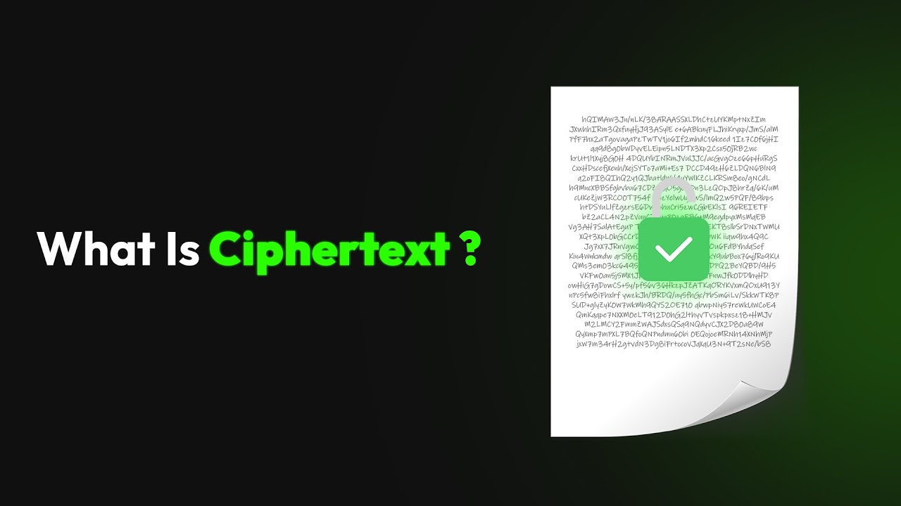 What Is Ciphertext?