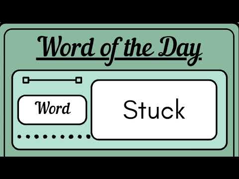 Stuck & راحت | Understanding the words