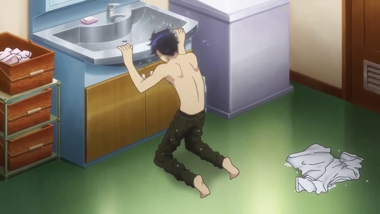 kimihito punishes himself