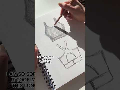 I am genuinely so sorry it’s taken me THIS LONG to design this… #sportsbra #fashion #designer