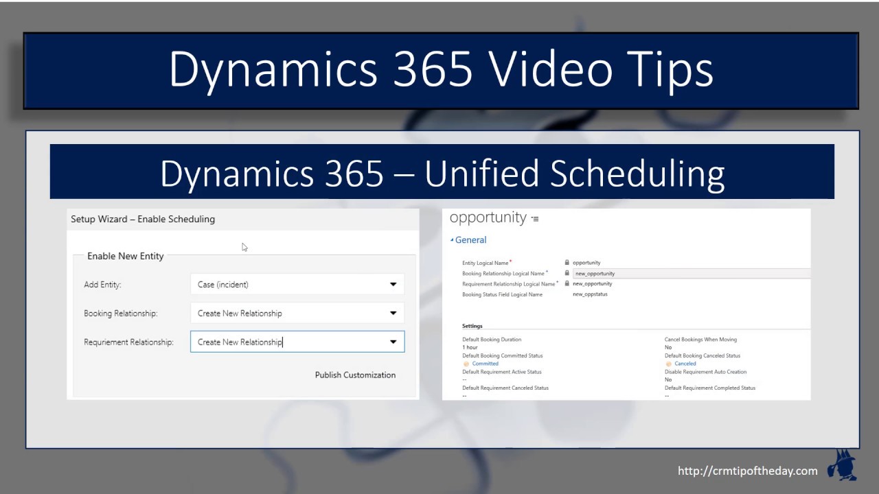 Dynamics 365 Unified Scheduling
