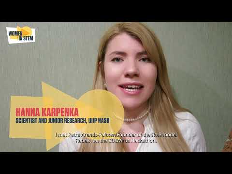 GÉANT #WomenInSTEM 2022: Ep2.3 Female role models and mentors - Hanna Karpenka, UIIP NASB
