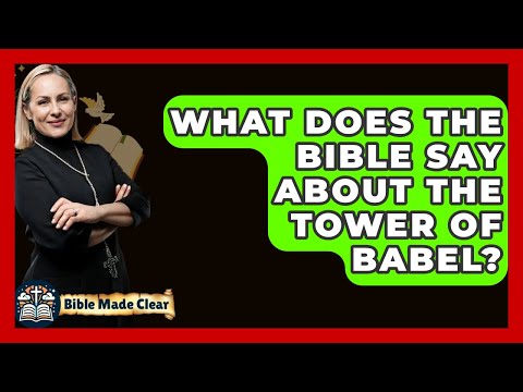 What Does The Bible Say About The Tower Of Babel? - BibleMadeClear.com