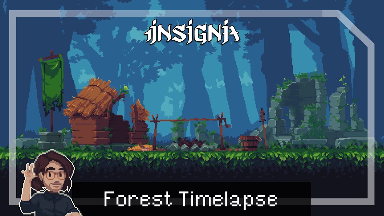 Forest Ruins - Pixel Art Timelapse