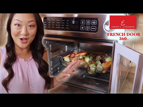 Air Fryer Review - Crispy Rotisserie Chicken in the Emeril French Door 360 by Helen