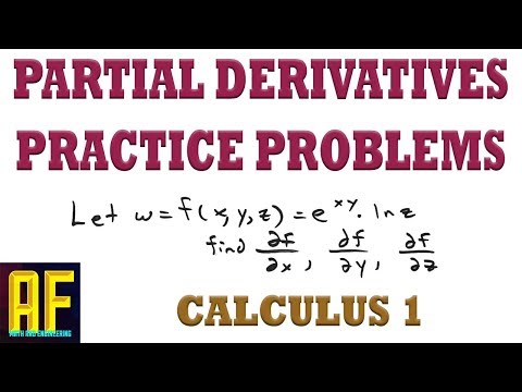 How to Solve Partial Derivatives - Examples