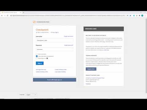 Checkpoint Product Demonstration