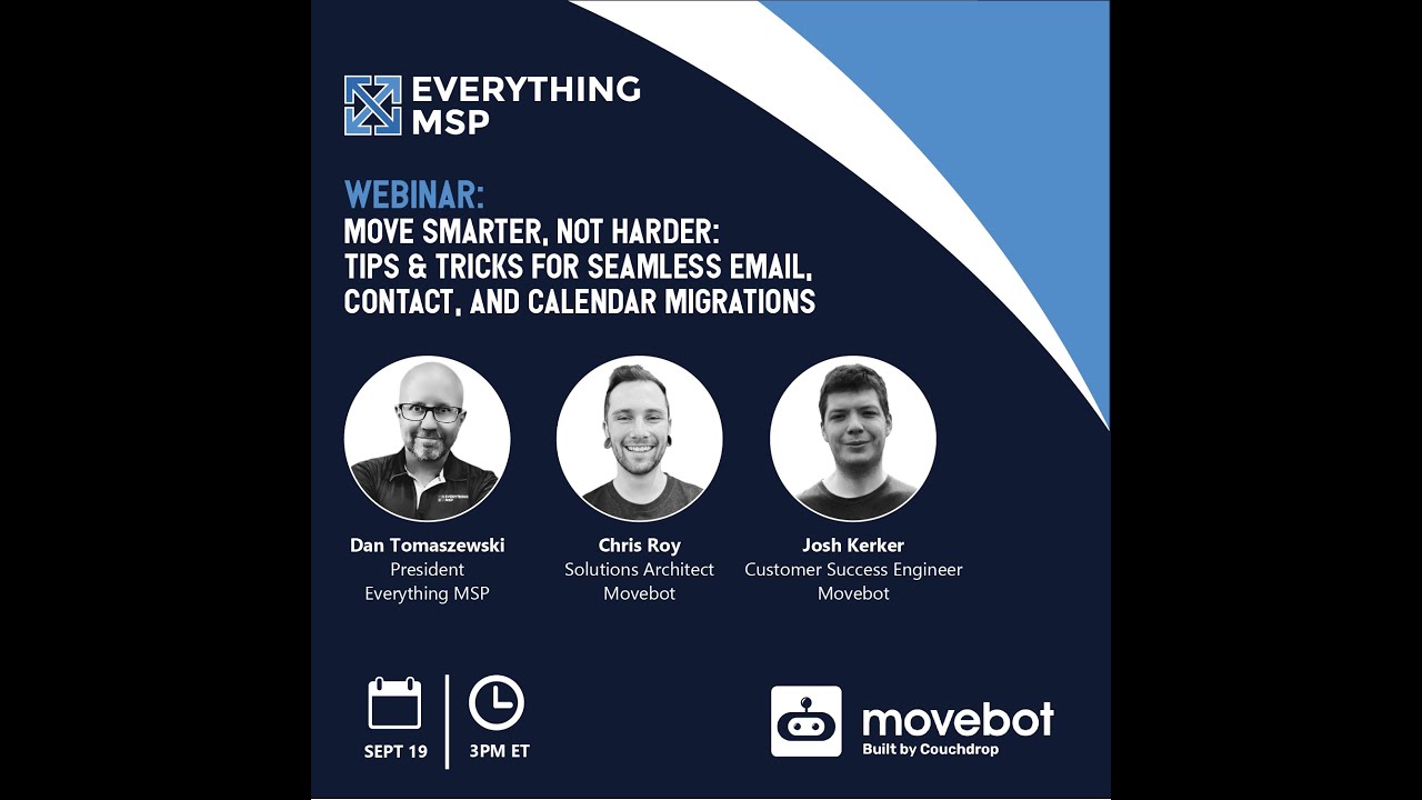 Move Smarter, Not Harder: Tips & Tricks for Seamless Email, Contact, and Calendar Migrations