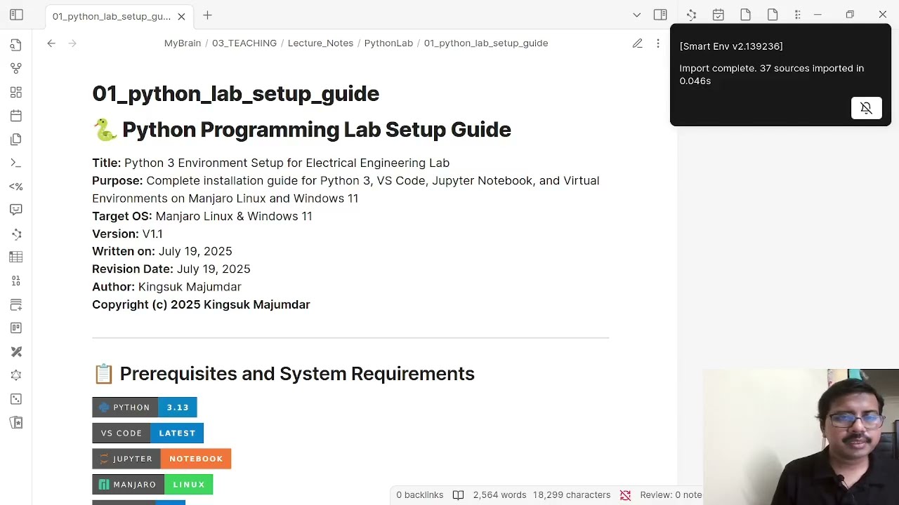 Learn Python with Kingsuk #00.01: Installing Python 3 13 on Manjaro Linux #Python #Tutorial