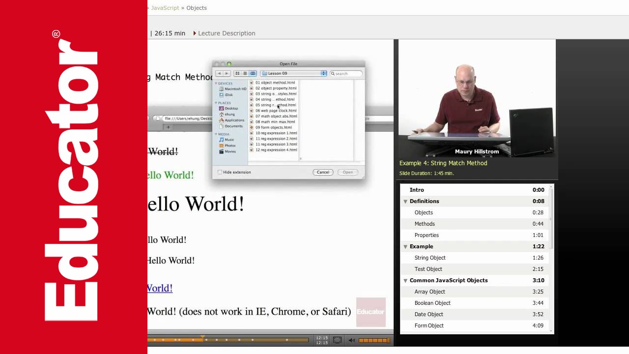 Javascript Lesson: Objects