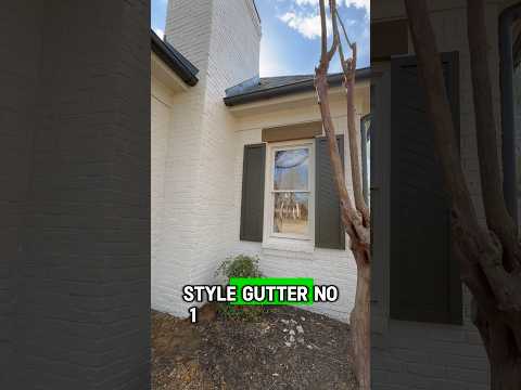 Are half round gutters worth it? #gutters #remodel #homeimprovement #renovation #gutterguards #short