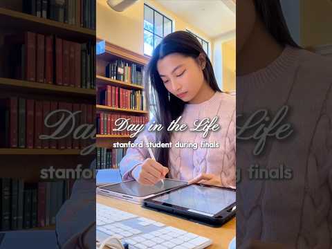 Day in the Life of a Stanford Student During FinalsβΌοΈ #collegelife #studywithme #studytips #vlog