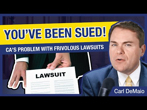 You've Been Sued! CA's Problem with Frivolous Lawsuits