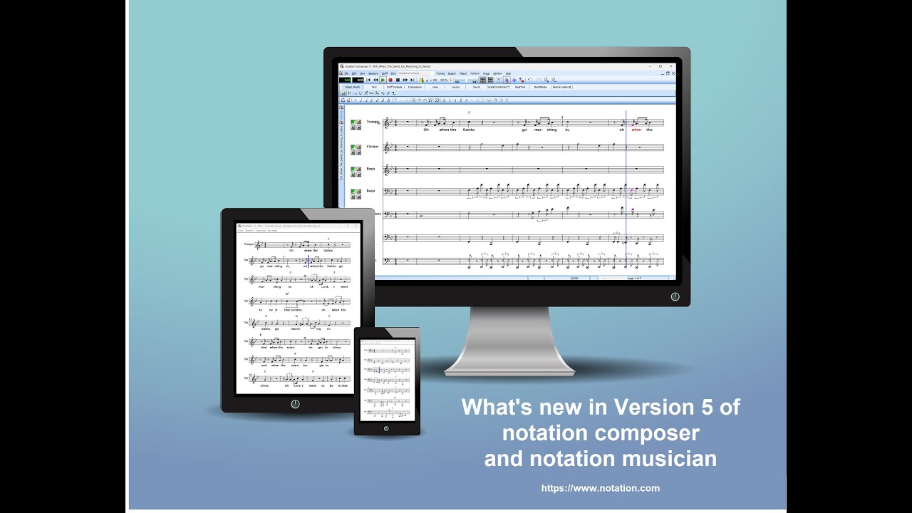 Notation Software - New version 5 features