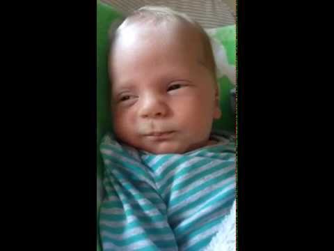 Cute baby waking up… | babypictureaday